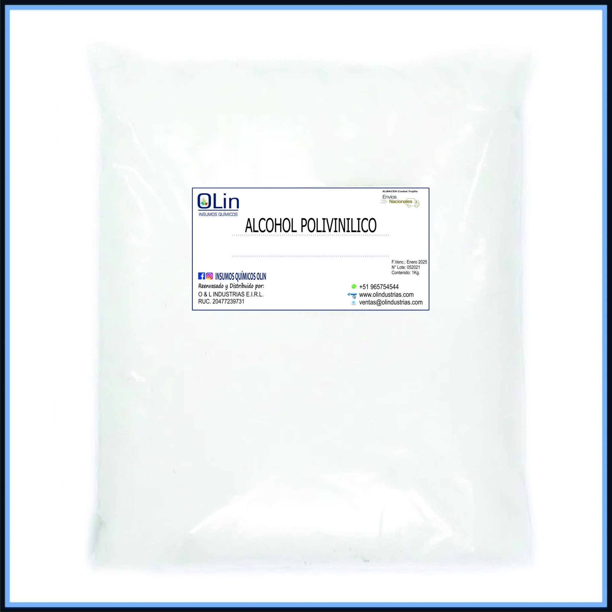 Alcohol Polivinílico J24 – QUÍMICOS OLIN
